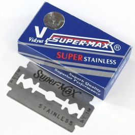 Supermax Super Stainless Double Edge Blade 10 Pieces kopen? - 123hair.nl
